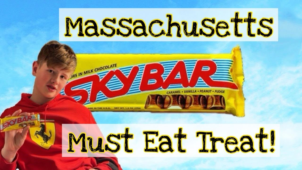 SKY BAR Candy Bar a Massachusetts Must Eat! Factory and Review - YouTube