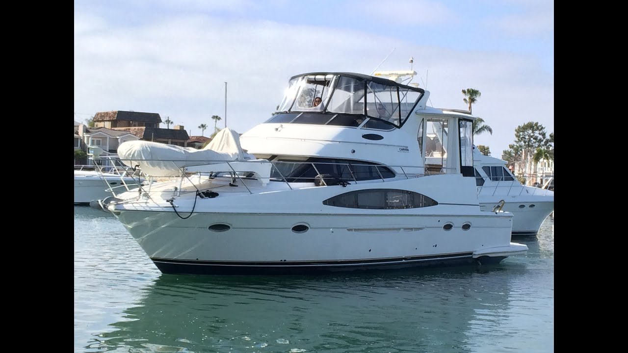 Carver 44 Cockpit Motor Yacht 2001 Offered by Bayport Yachts - YouTube