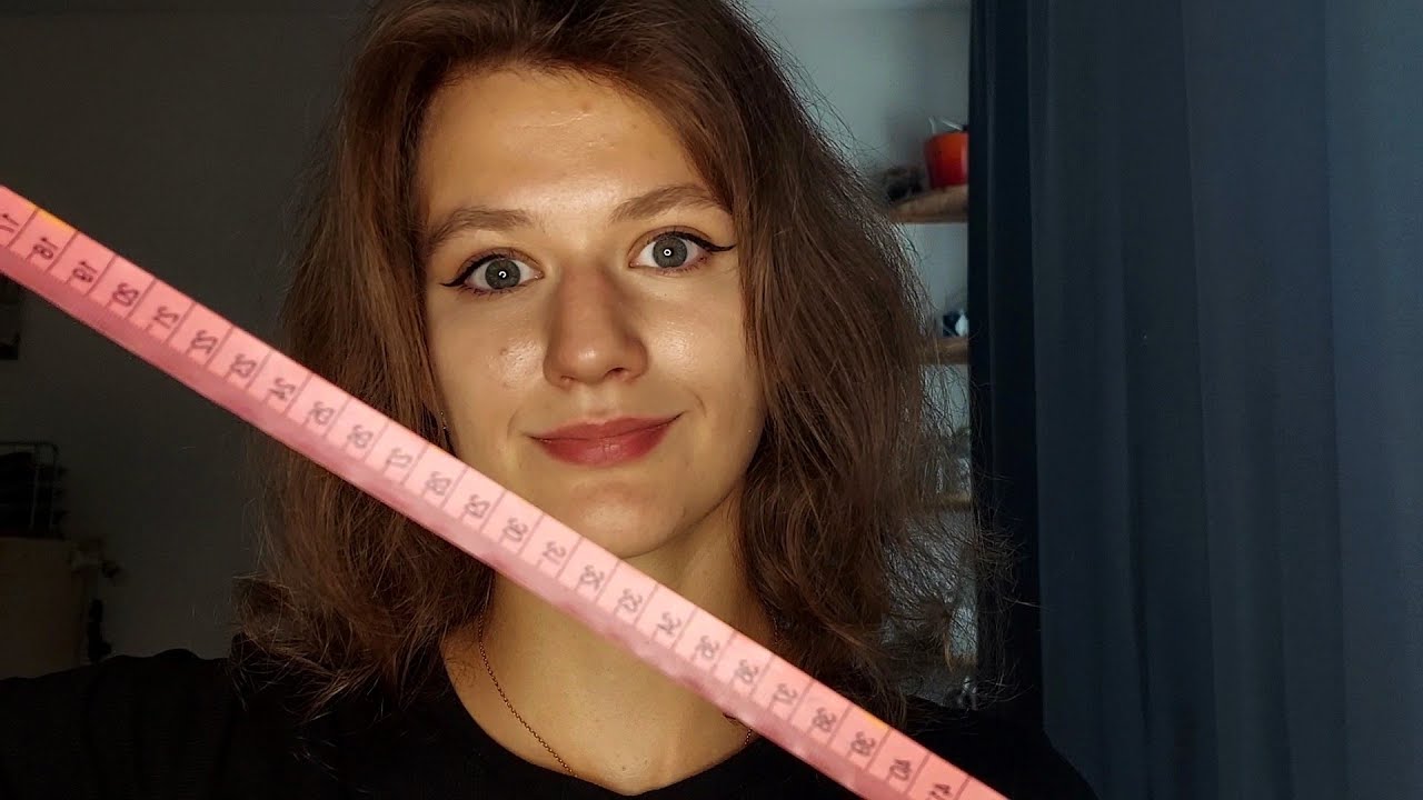 [ASMR] Measuring your face for sculpturing - YouTube