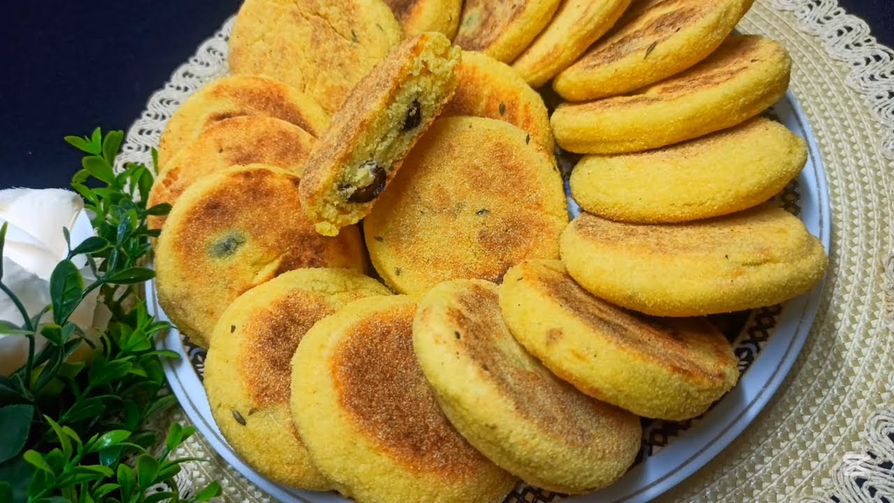 Les Secrets et Moyen Facile pour faire { Mini Harcha Salé } à la poêle ...