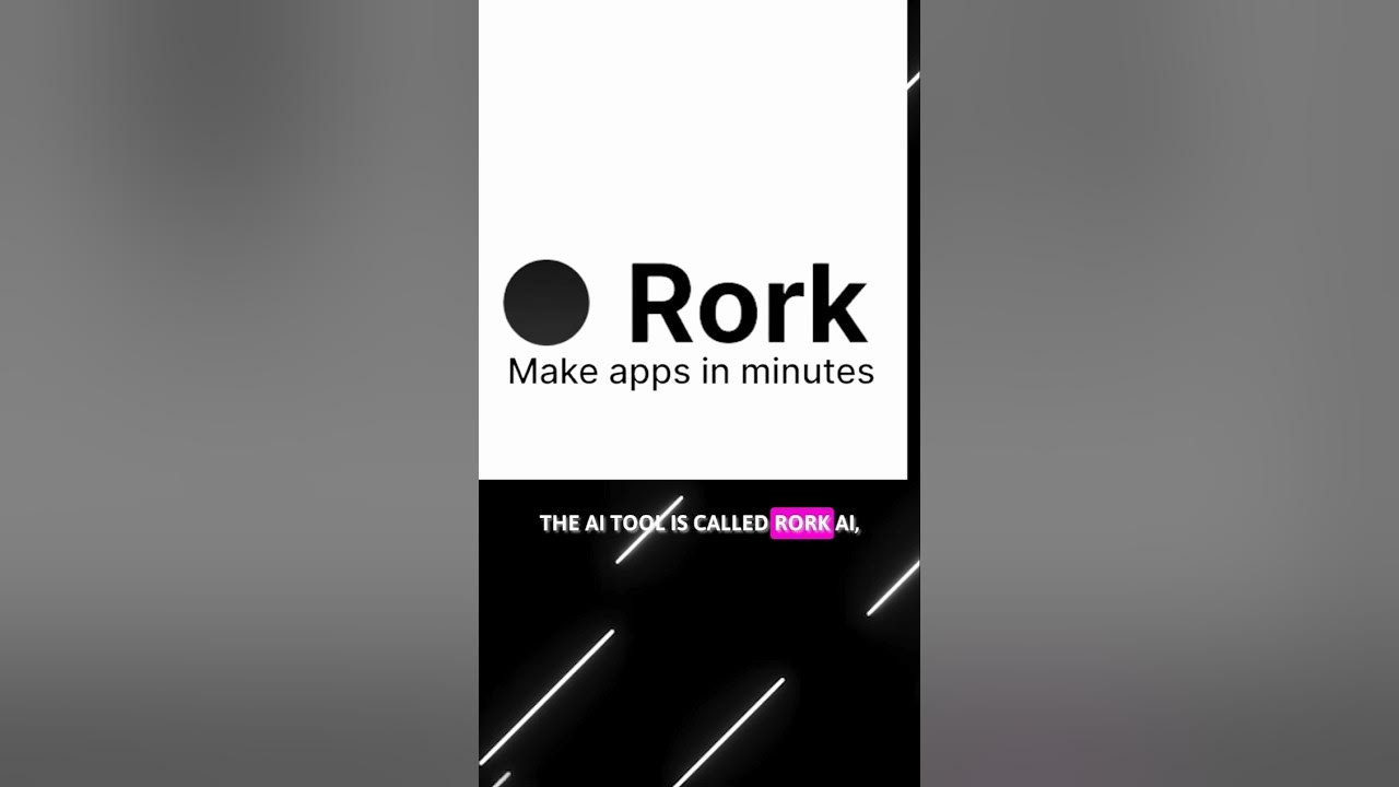 RORK AI - No-Code App Builder || Build Mobile Apps Without Coding! #rorkai #nocode #aitools #ai ...