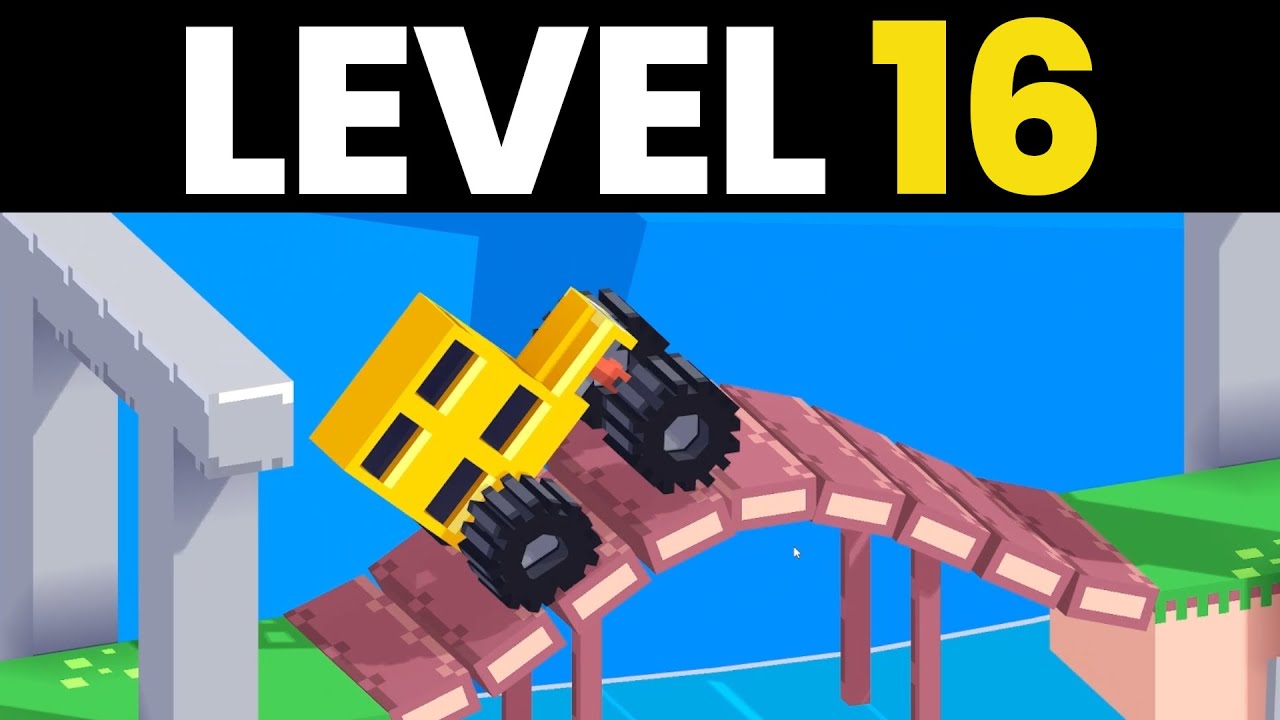 Fancade Drive Mad - Level 16 (Double Decker) Gameplay Walkthrough - YouTube