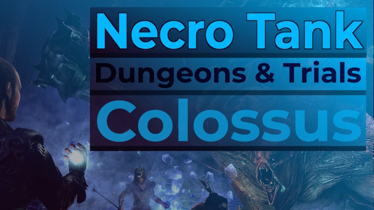 ESO: Necromancer Tank Build Guide | Dungeons & Trials - YouTube