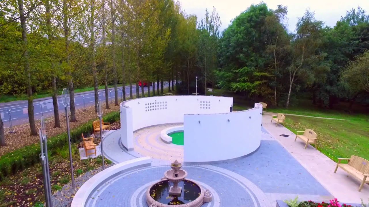 Angel Of Hope Memorial Garden Coleraine - YouTube