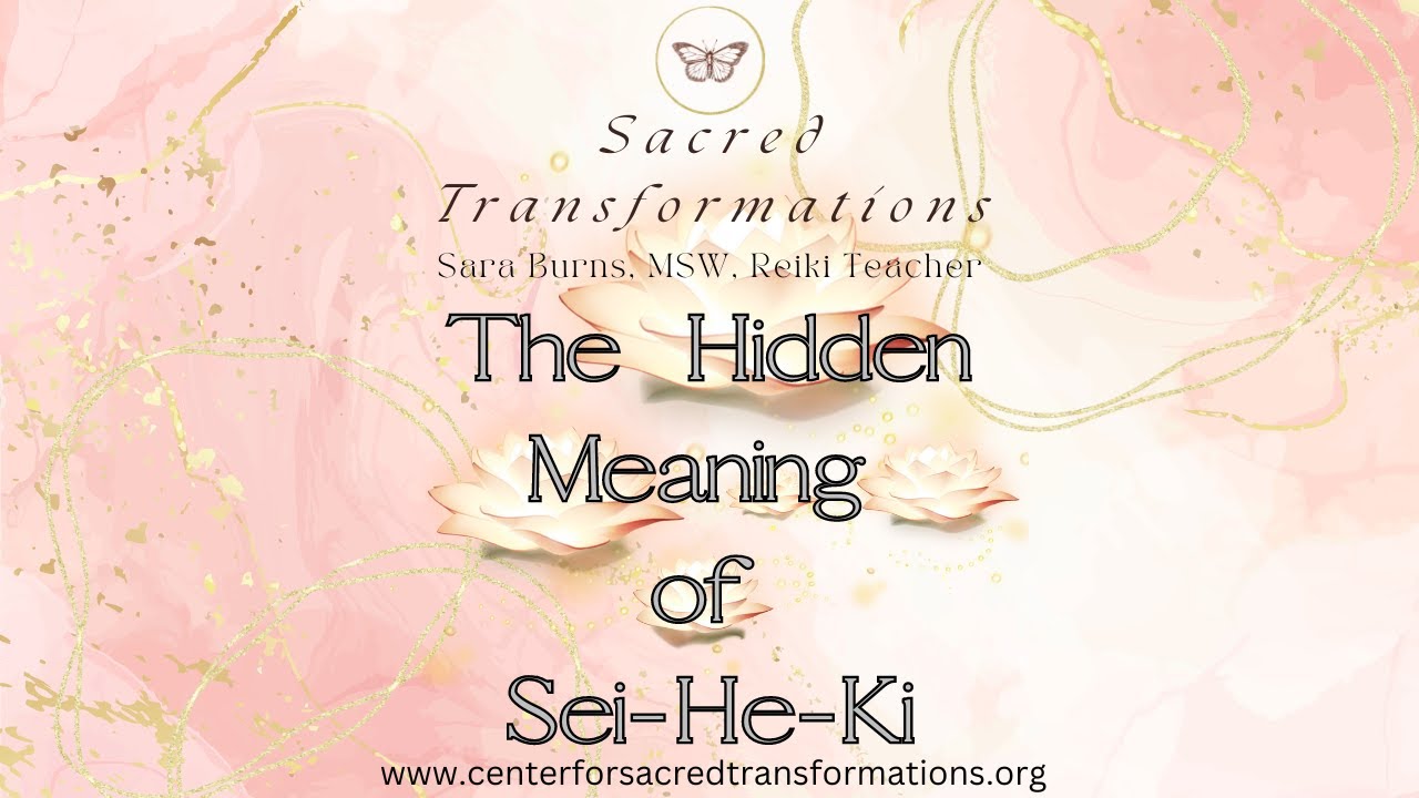The Hidden Meaning of Reiki Symbol Sei-He-Ki. - YouTube