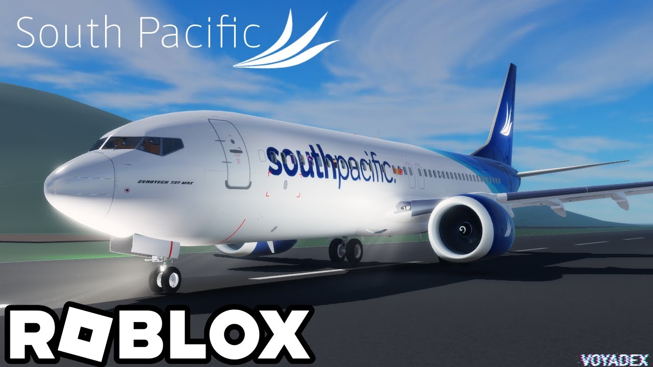Roblox South Pacific Airways Flight - Boeing 737-MAX8 (BUSINESS CLASS ...