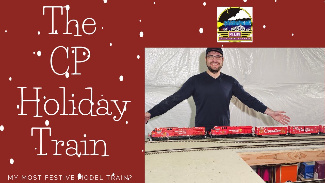 Is this the most festive train in my collection? The Canadian Pacific ...