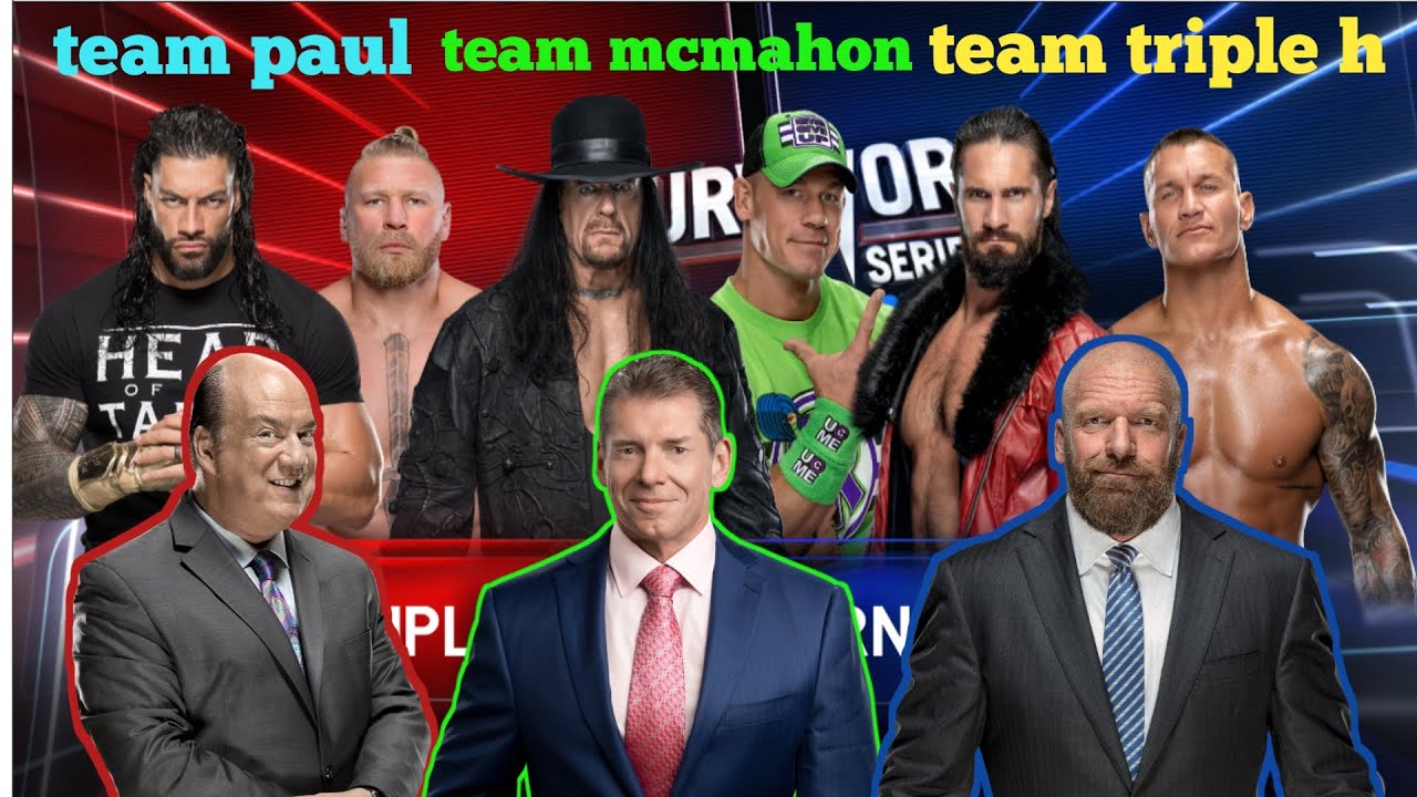 Team Paul vs Team mcmahon vs Team Triple h wwe2k22 @gam2.0 - YouTube