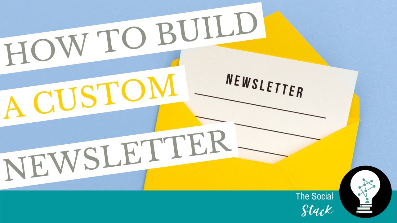 Create a Custom Newsletter Template in KW Command Designs - YouTube