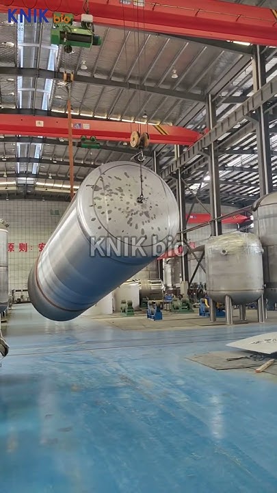 Horizontal Placement of Large-scale Fermenters | KNIKbio - YouTube