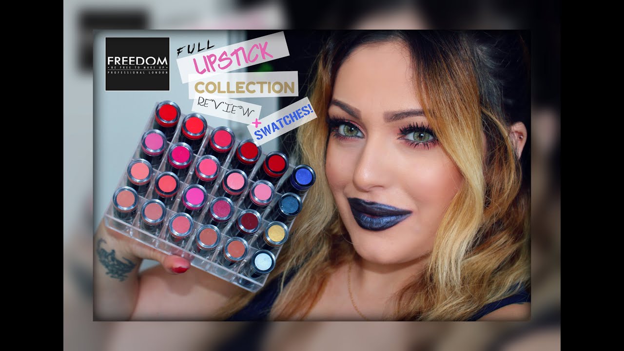 FREEDOM MAKEUP PRO LIPSTICKS SWATCHES⎪REVIEW ♡ - Smashing Darling x ...