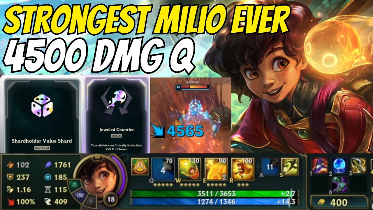 Strongest Milio Ever | 4600 DMG Q + Insane Ending | Arena A to Z 5.0 💥🔥 ...