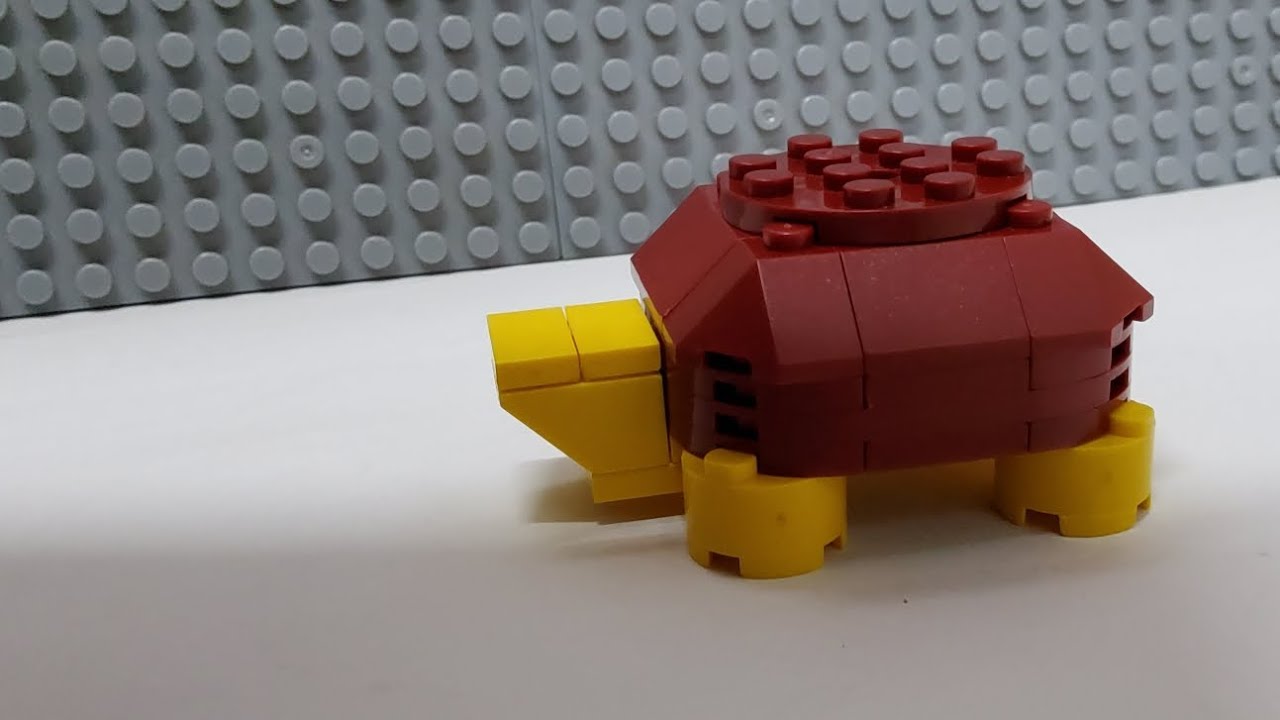 How To Make A Tortoise using Lego - YouTube