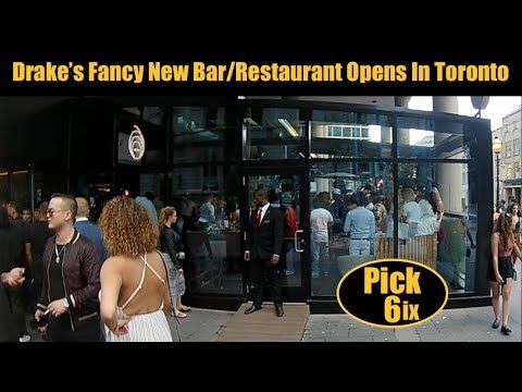 Drake's Fancy New Bar/Restaurant Opens In The 6ix - YouTube
