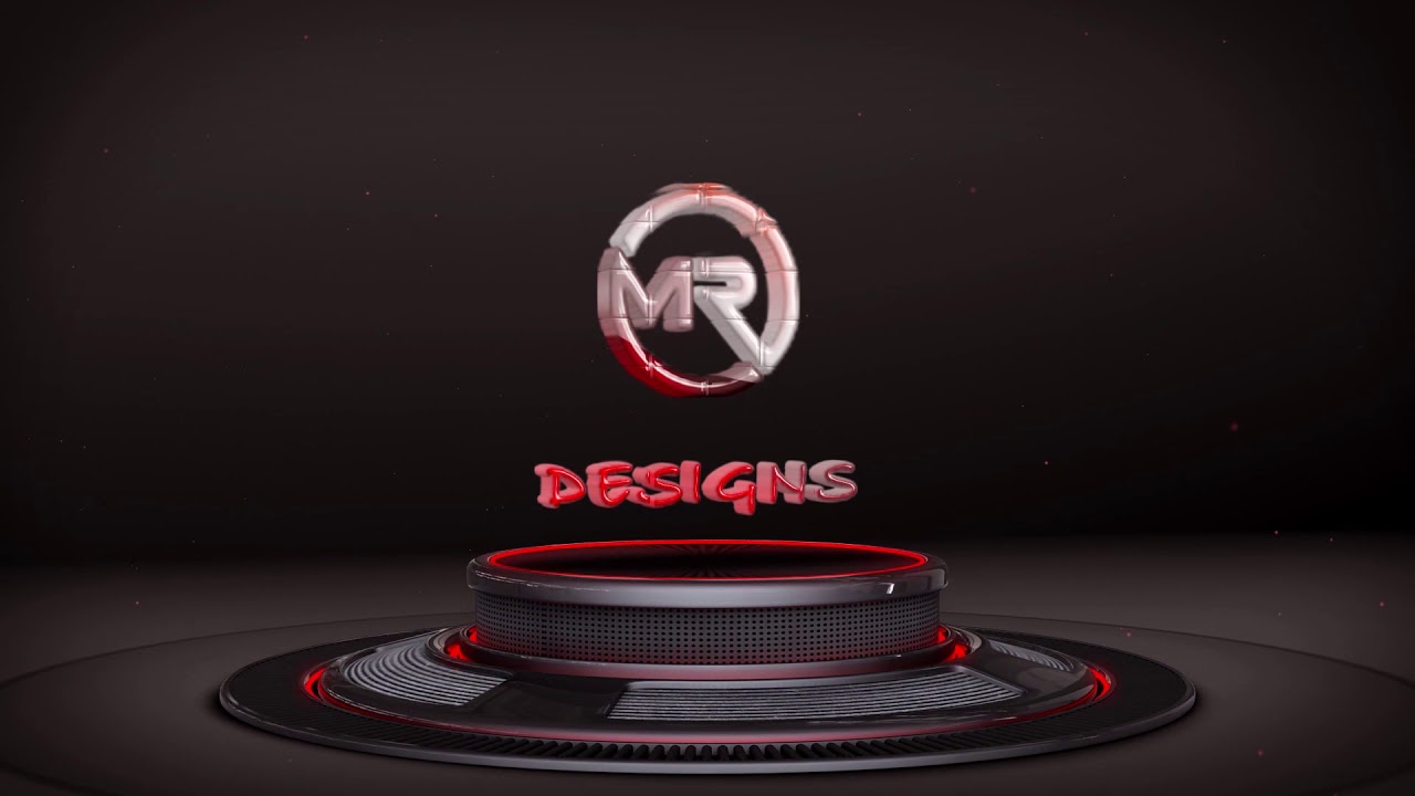 3D Logo on stage Free Template-3 Color Versions - YouTube
