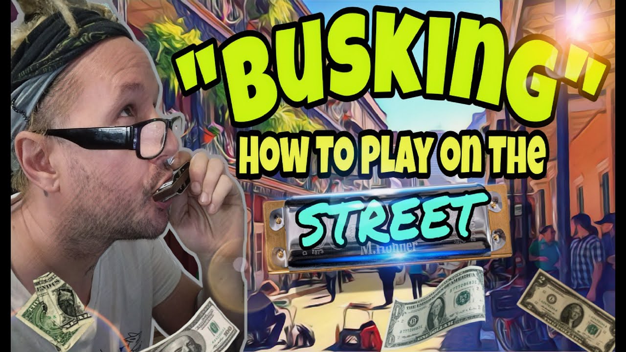 "Busking" Playing Solo Harmonica On The Street - YouTube