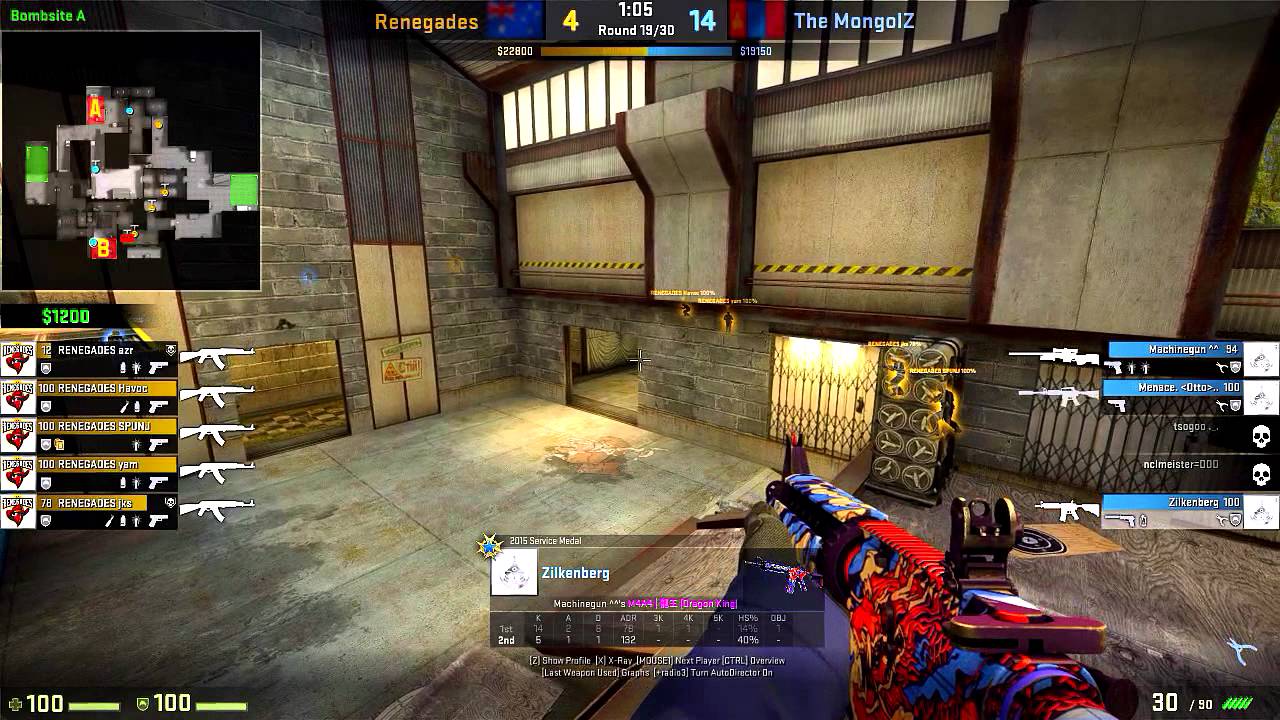 Zilkenberg POV 29-18 vs. Renegades (IEM Taipei 2016) - YouTube