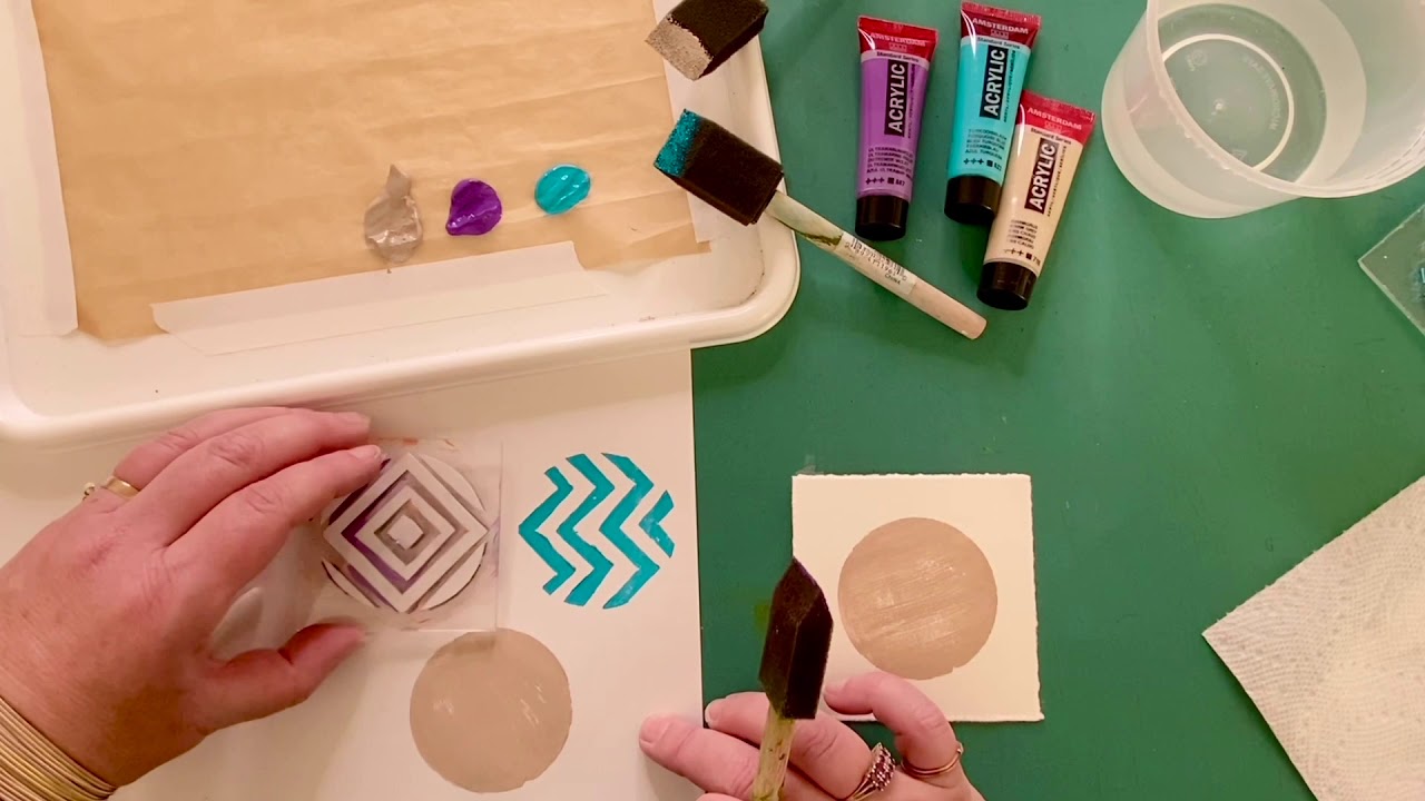 Jane Davila Block Printing Demonstration - YouTube