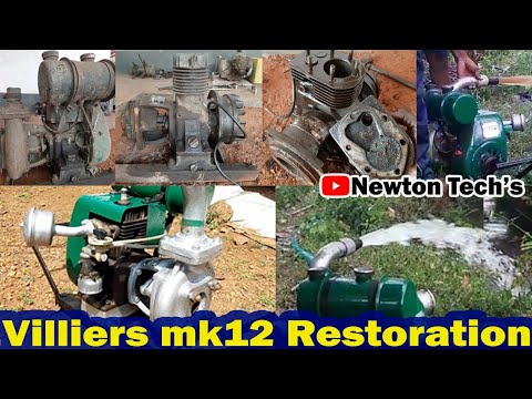 Villiers mk12 Restoration |villiers Petrol & Kerosene engine |Restore ...