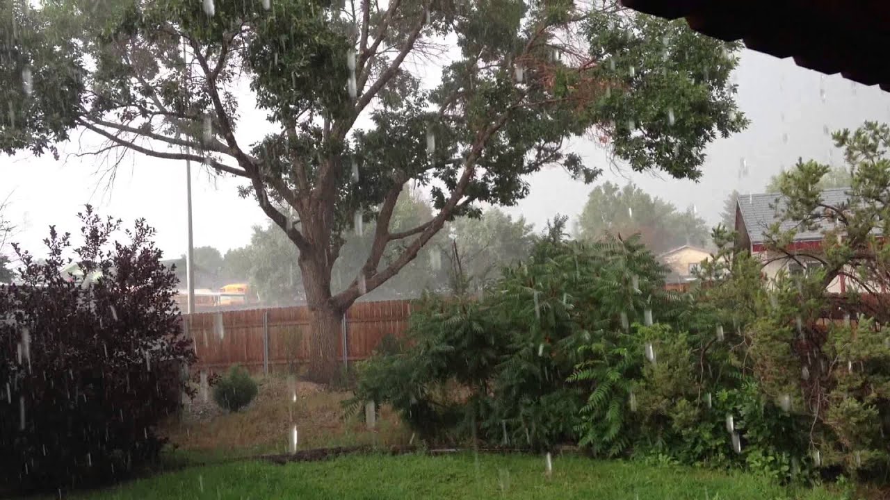 Heavy rain in Colorado Springs - YouTube