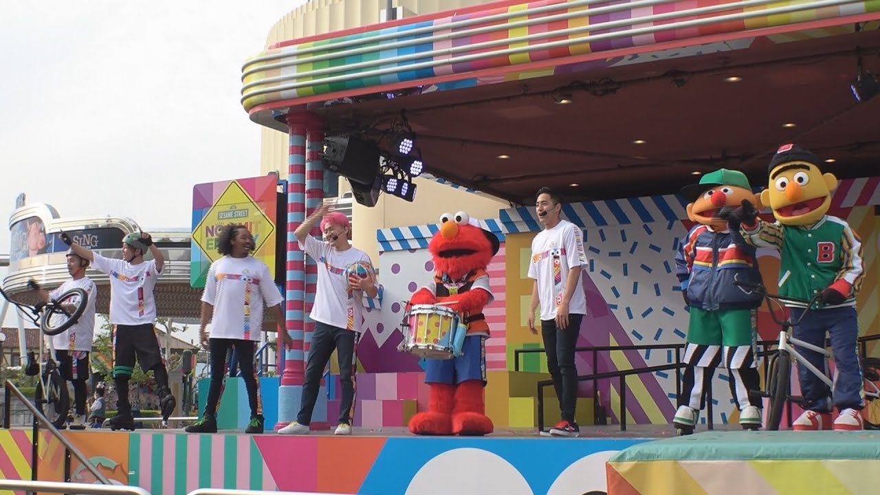 USJ 2021.4.23-15:50公演-セサミストリートNO LIMIT!エナジー - YouTube