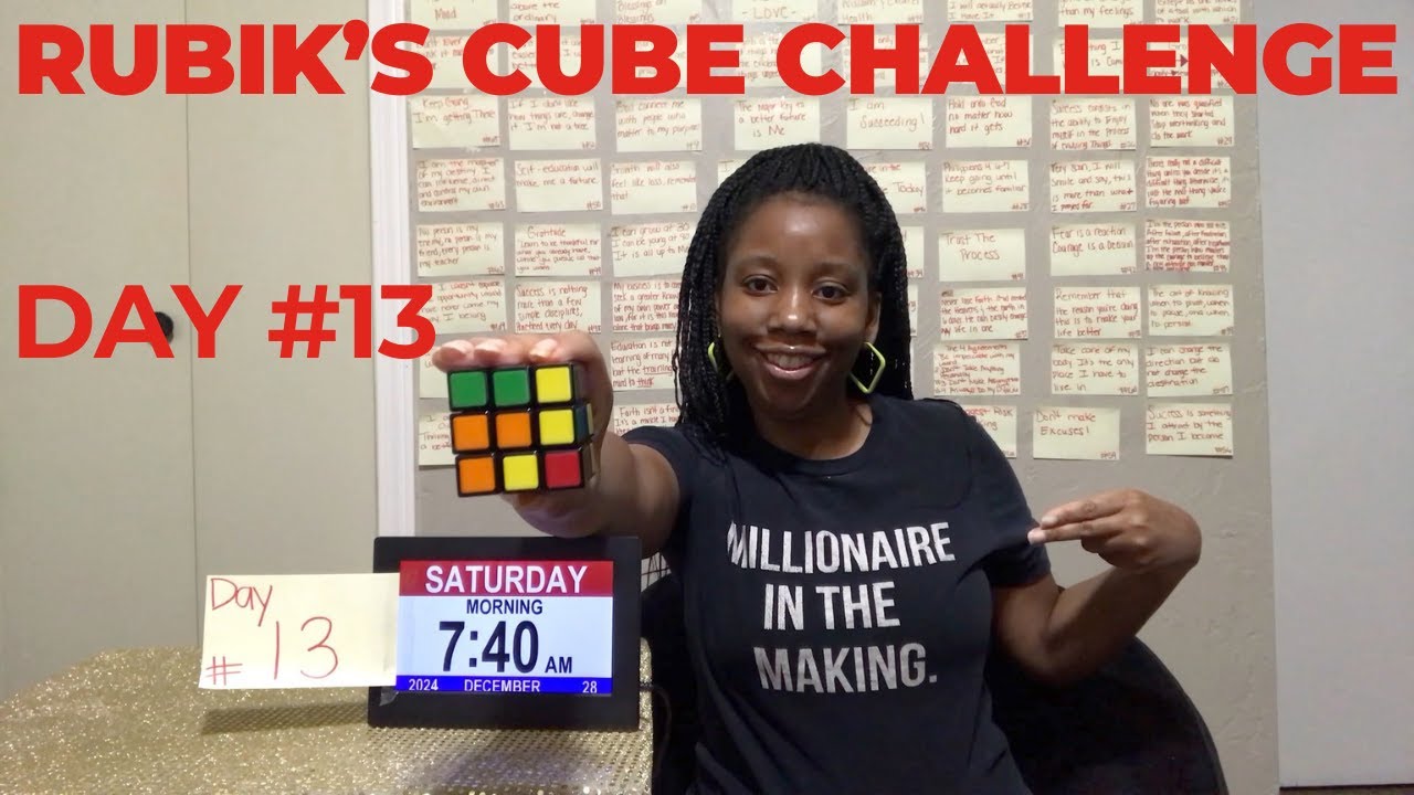 Your BIGGEST ENEMY is YOU! (DAY 13 Rubik's Cube Challenge) - YouTube