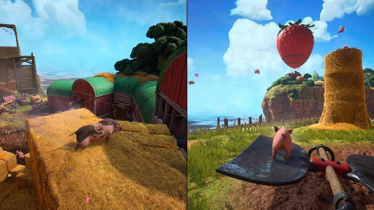 Goofy Pig Animation | Split Fiction - YouTube