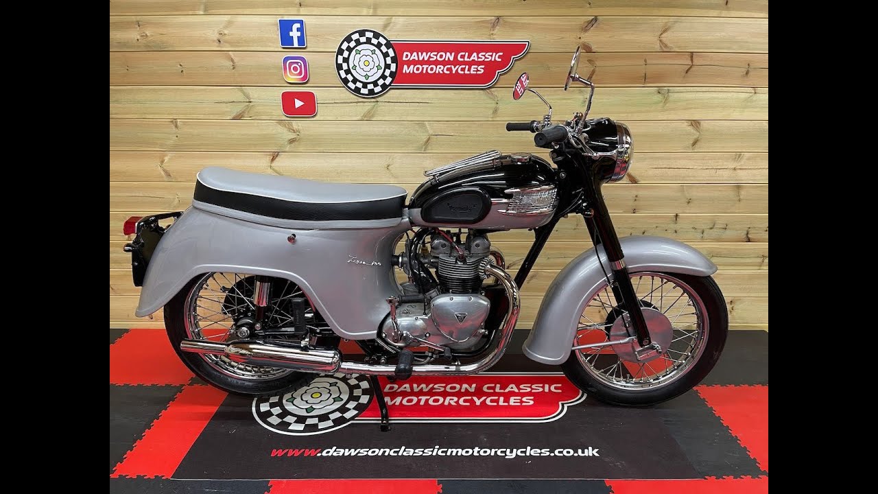 Triumph Tiger T100A 1960 - For Sale - YouTube