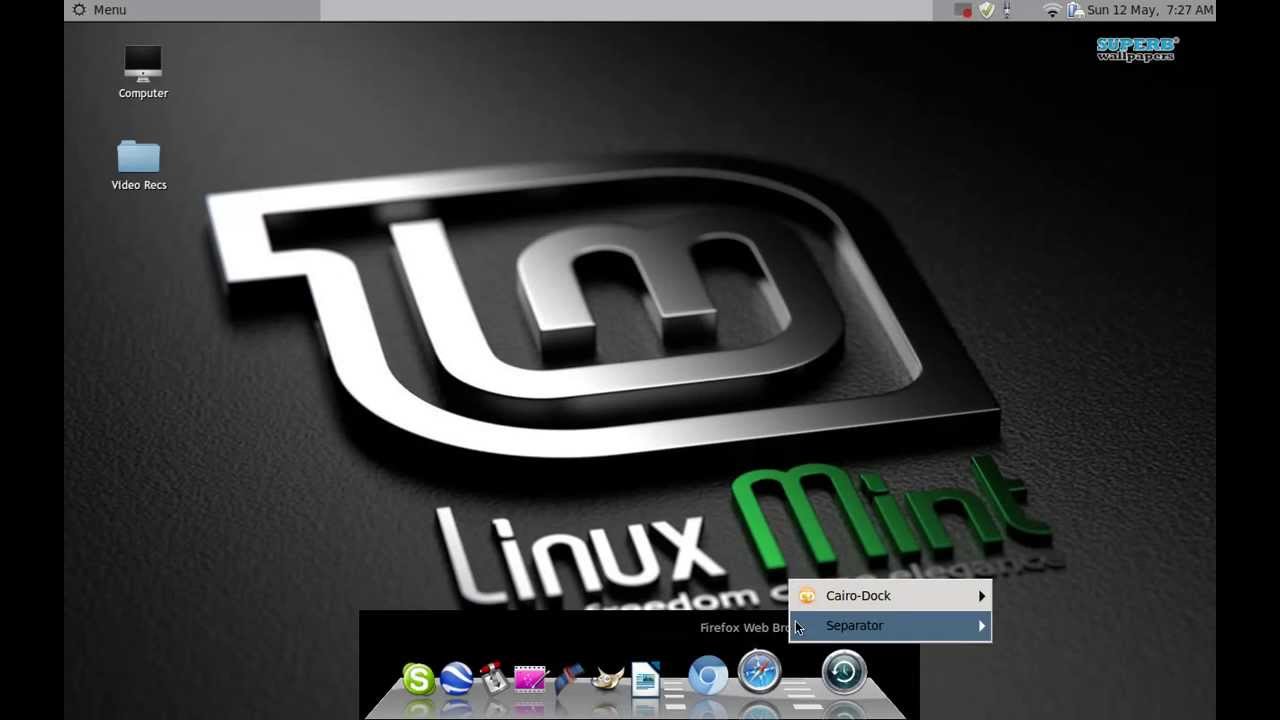 Linux Cairo-Dock black box problem Fix - YouTube