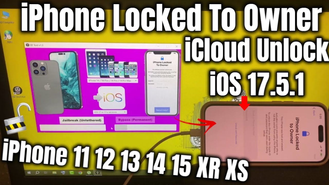 Bypass iCloud Activation iPhone Locked to Owner How to Unlock iPhone 15 ...