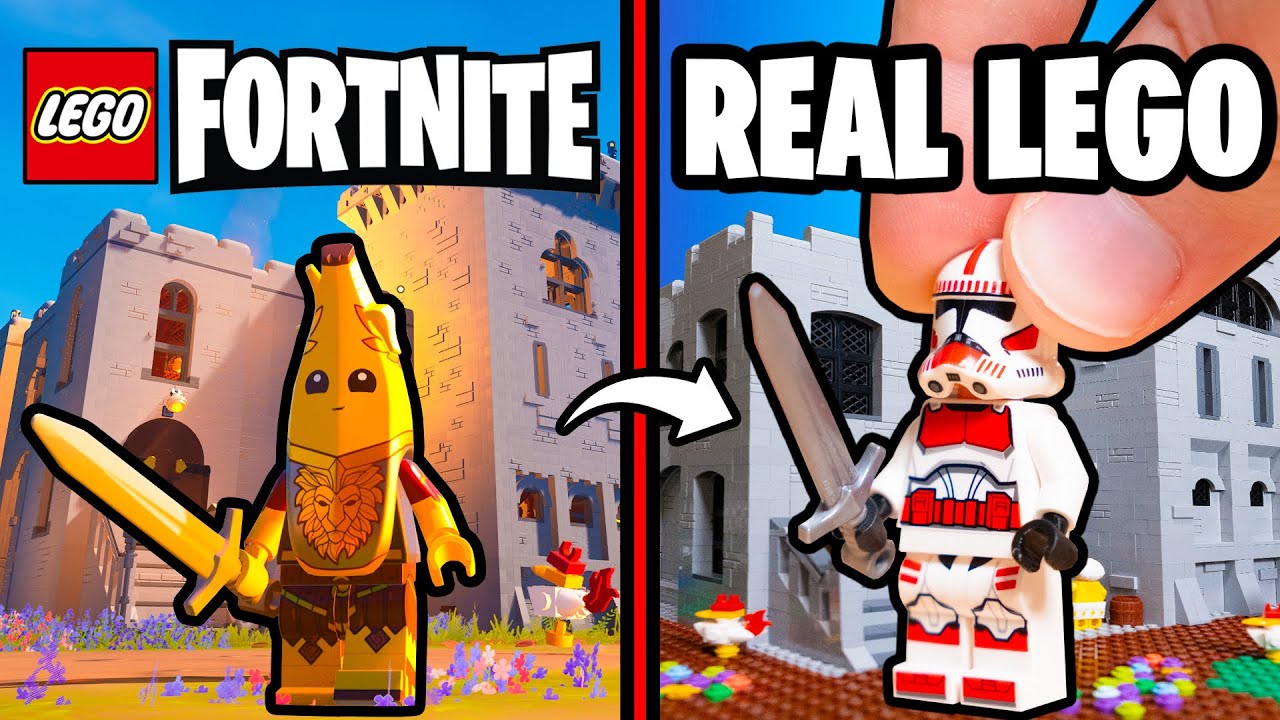 I Built LEGO Fortnite IRL - YouTube