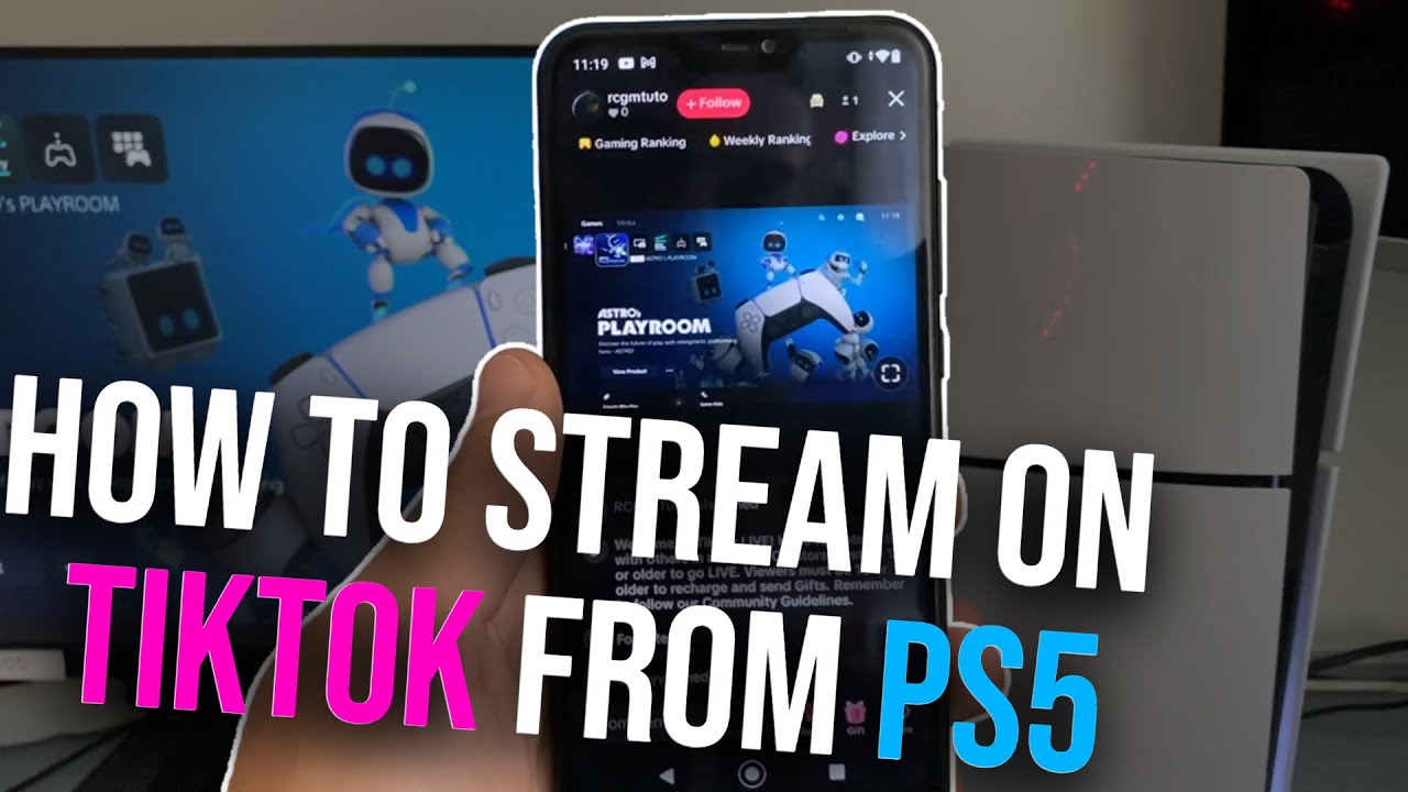 How To Stream PS5 On TikTok - How to stream PS5 on TikTok Live Studio ...