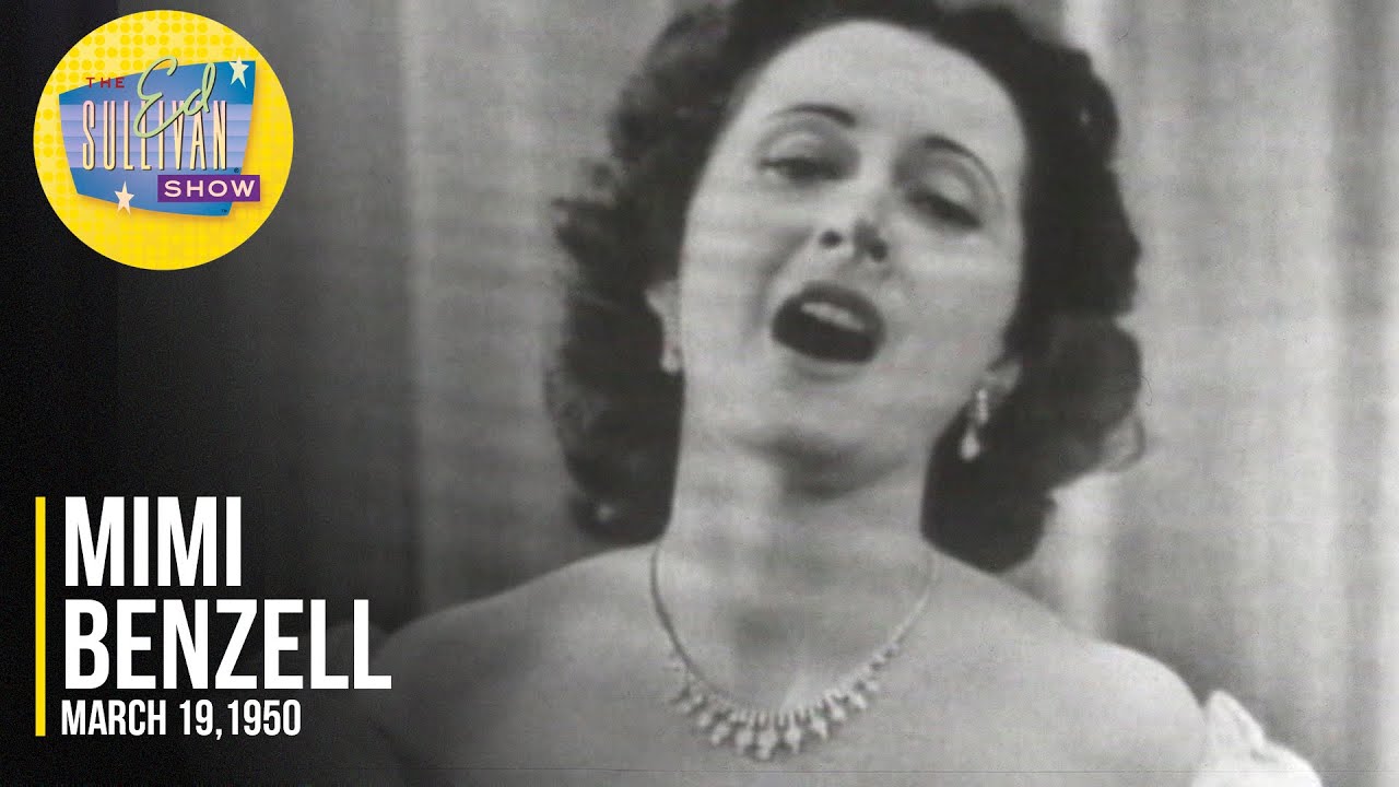 Mimi Benzell "Somewhere Over The Rainbow" on The Ed Sullivan Show - YouTube