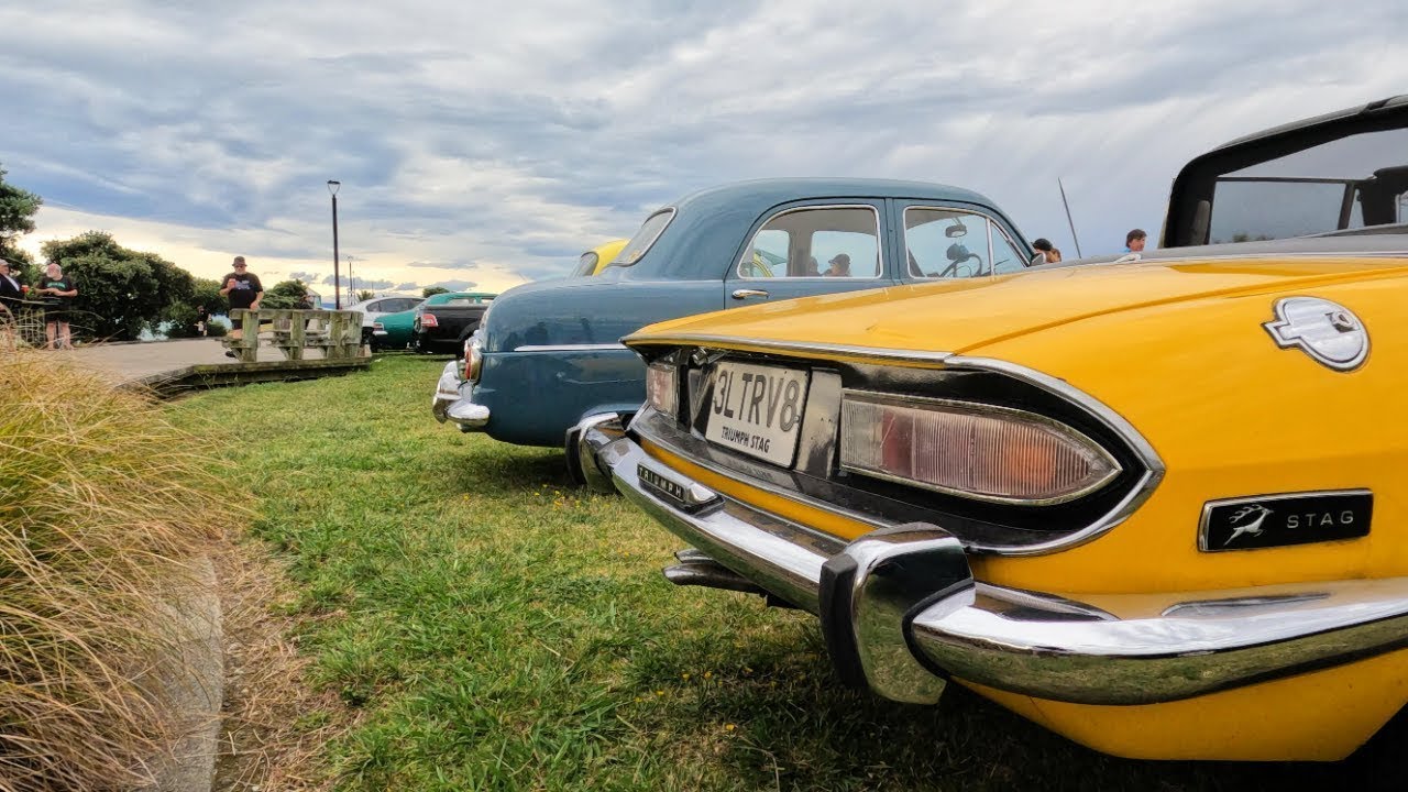 Classic Car Show in Napier, New Zealand - March 2024 - YouTube