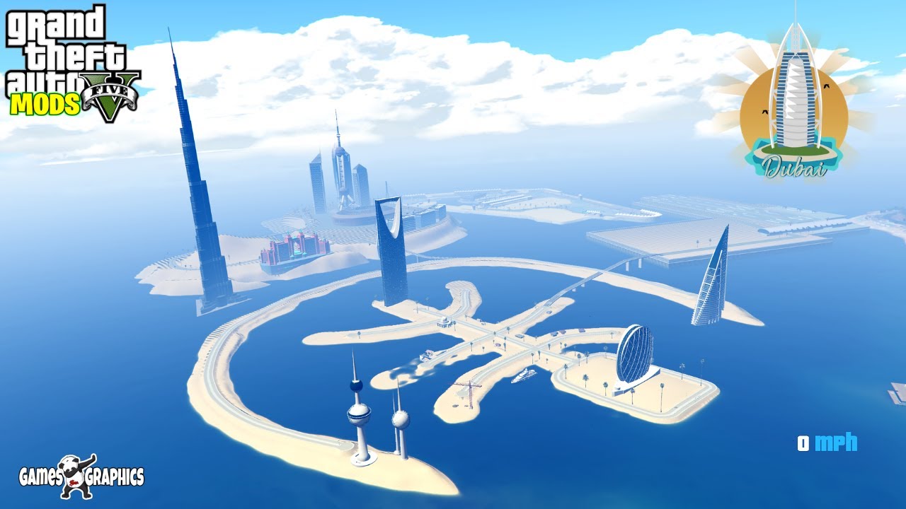 Lets go to DUBAI!! (Real Life Mods #173) GTA 5 MODS - YouTube