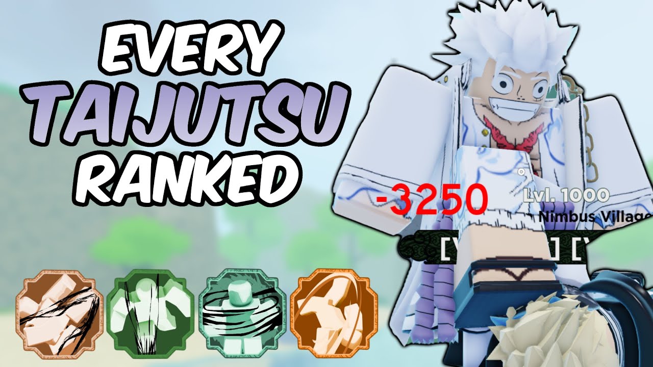 Every Taijutsu Move RANKED From Worst To Best | Shindo Life Tier List ...
