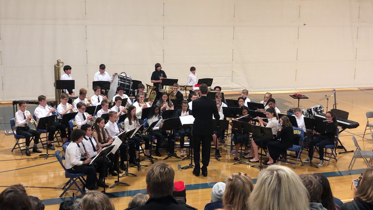 Maple View Middle School Advanced Band - Sleigh Ride - YouTube