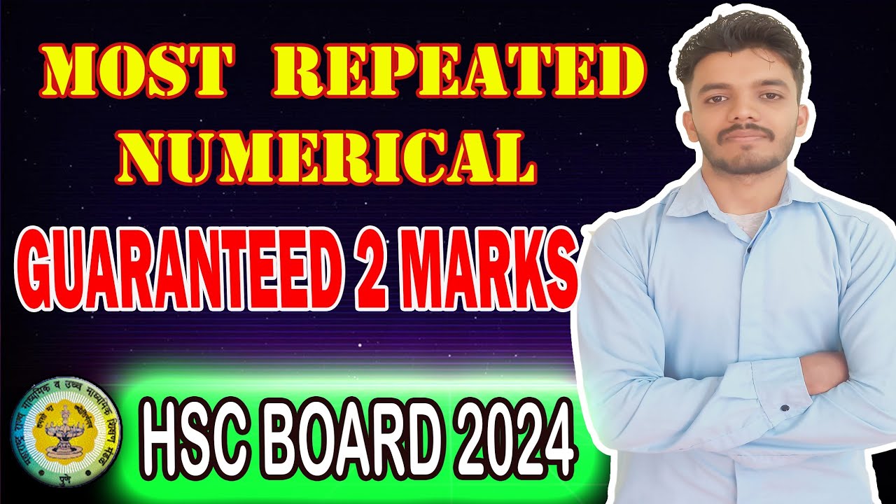 Most important numerical for HSC board 2024 | HSC board 2024 numerical ...