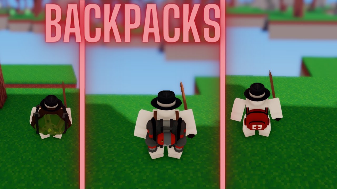 *NEW* BACKPACKS 🎒 || ROBLOX BEDWARS || - YouTube