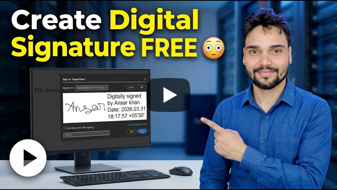 Create Digital Signature FREE 😳 Sign Any PDF in Seconds! - YouTube
