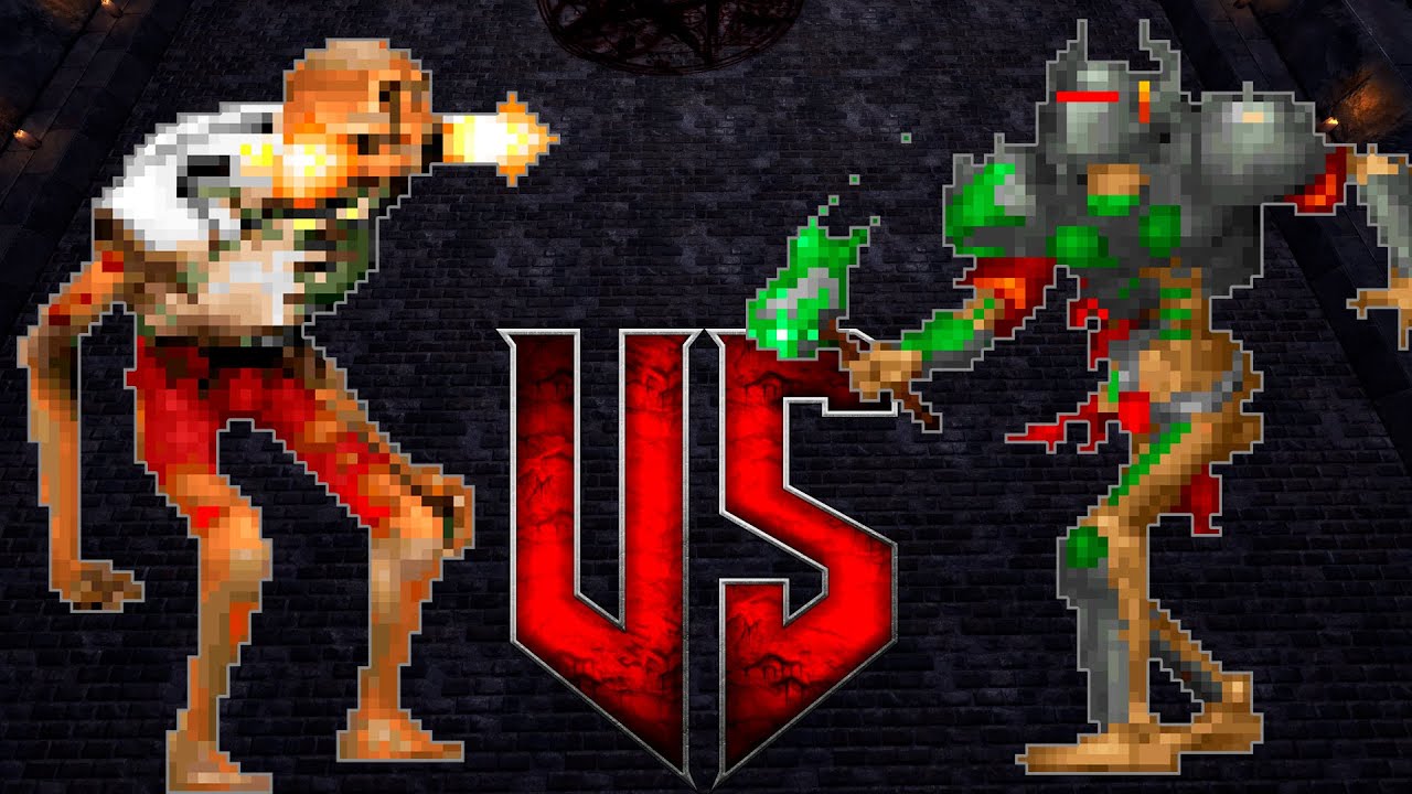 Revenant vs Ghost Knight - DOOM vs HERETIC Monster Infighting - Full HD ...