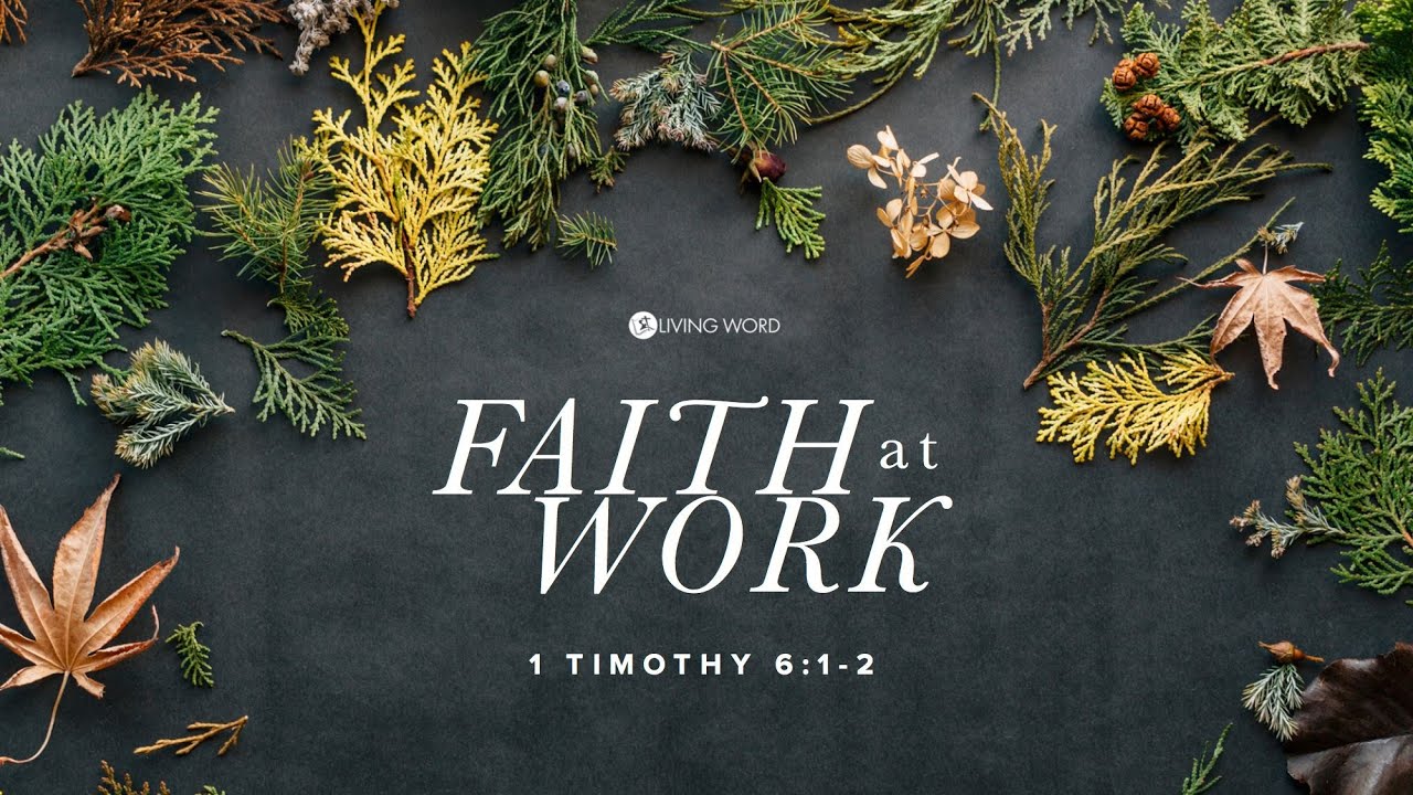 Faith At Work - Timothy Joseph Caparros - YouTube