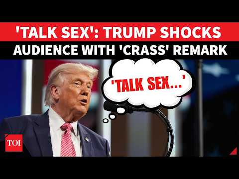 'Let's Talk Sex': Trump Goes Off Script; Shocks Audience At Top U.S. Event | WATCH