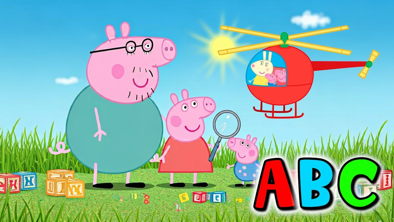 The Alphabet Song with Peppa Pig Alphabet Song with Peppa Pig - YouTube