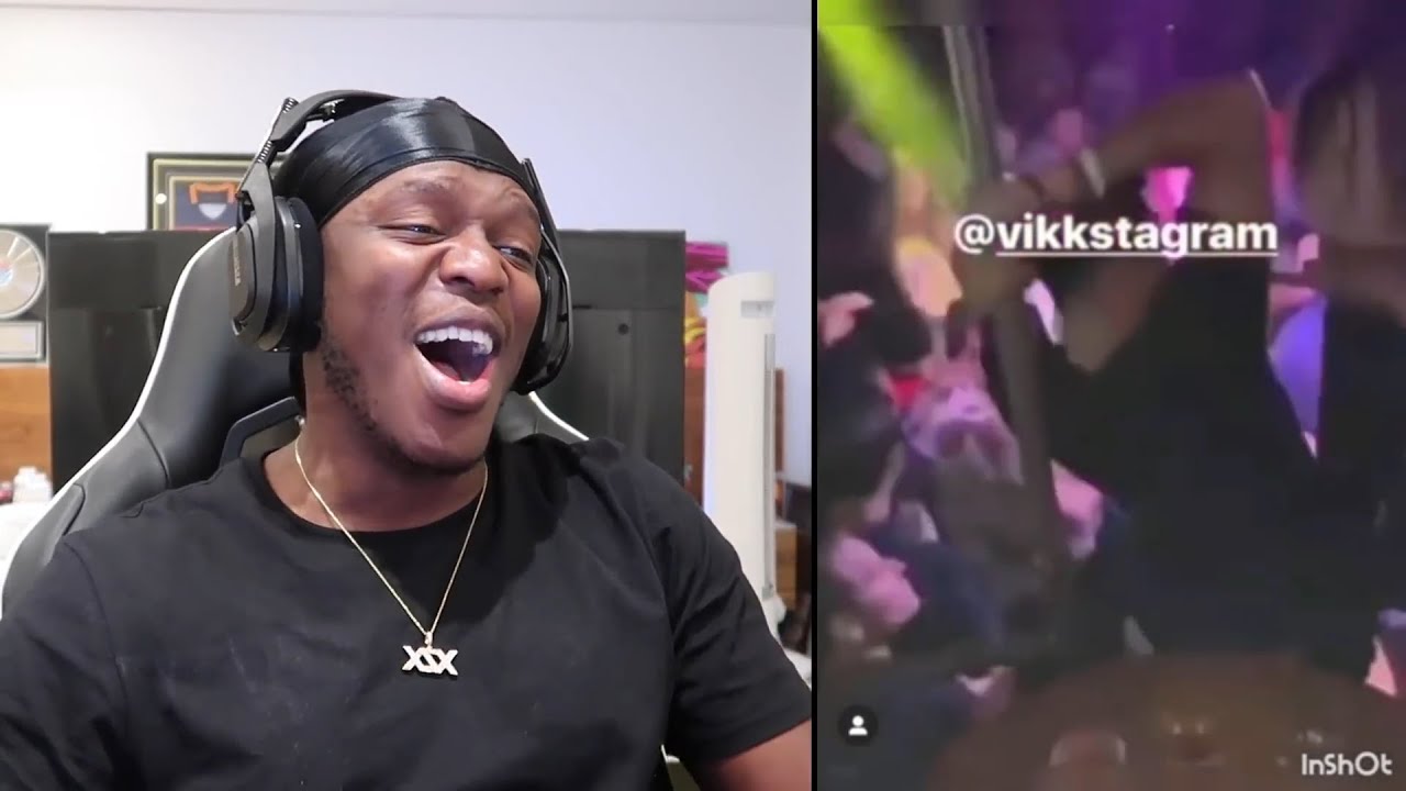 KSI's Can't Stop Laughing At Vik's Dance Moves - YouTube