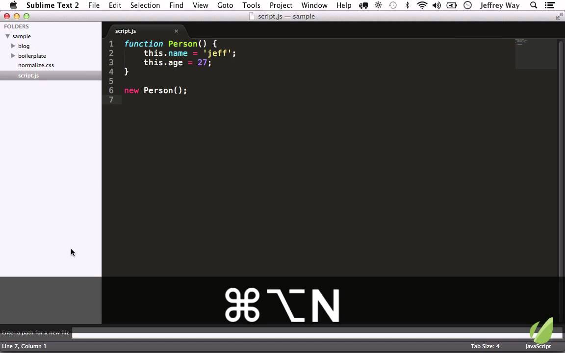 Sublime Text Perfect Workflow - 018 - Lightning Fast Folder and File Creation - YouTube