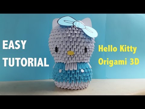 Origami 3D Hello Kitty
