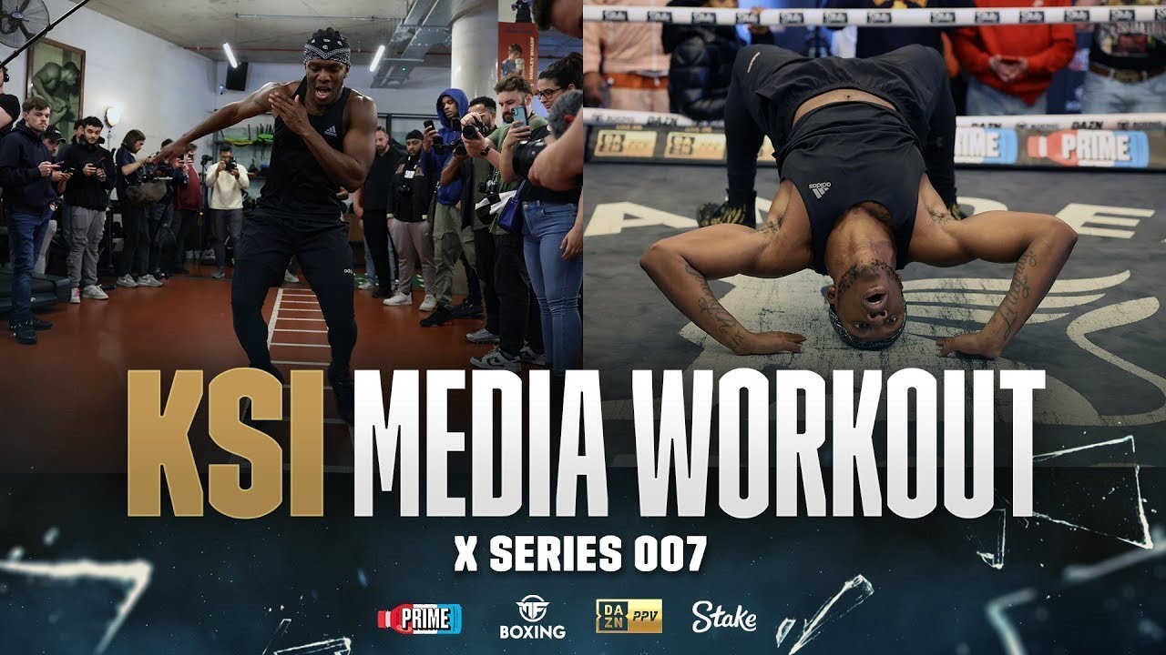 MISFITS 007 MEDIA WORKOUT VLOG | KSI VS JOE FOURNIER - YouTube