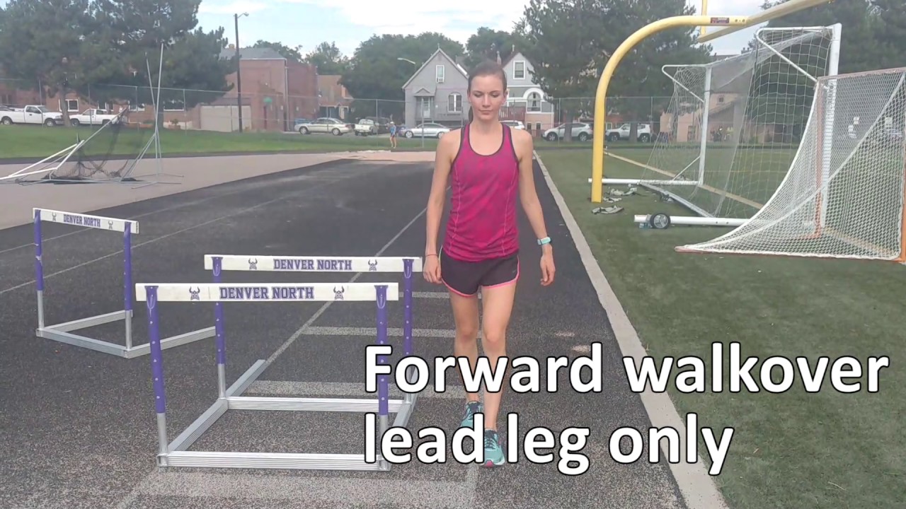 Forward walkover lead leg only - YouTube