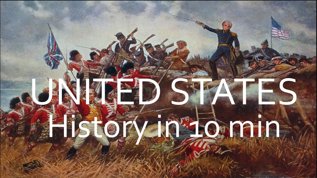 the history of united states in 10 minutes - YouTube